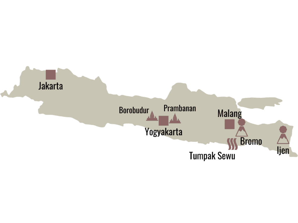 Java Reisetipps • Alle Infos für deinen Urlaub auf Java + Karte